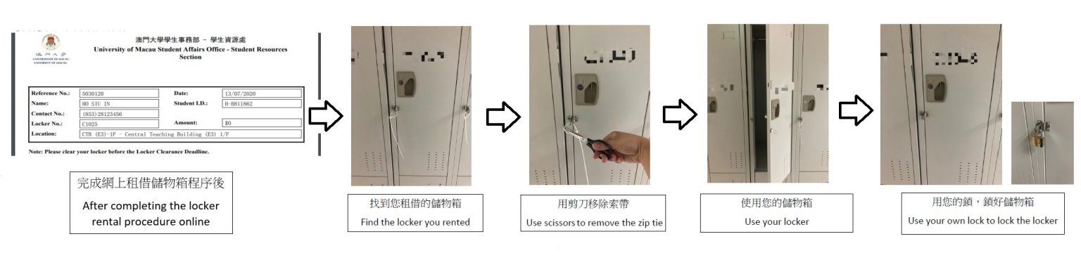 Locker Rental – Student Resources Section